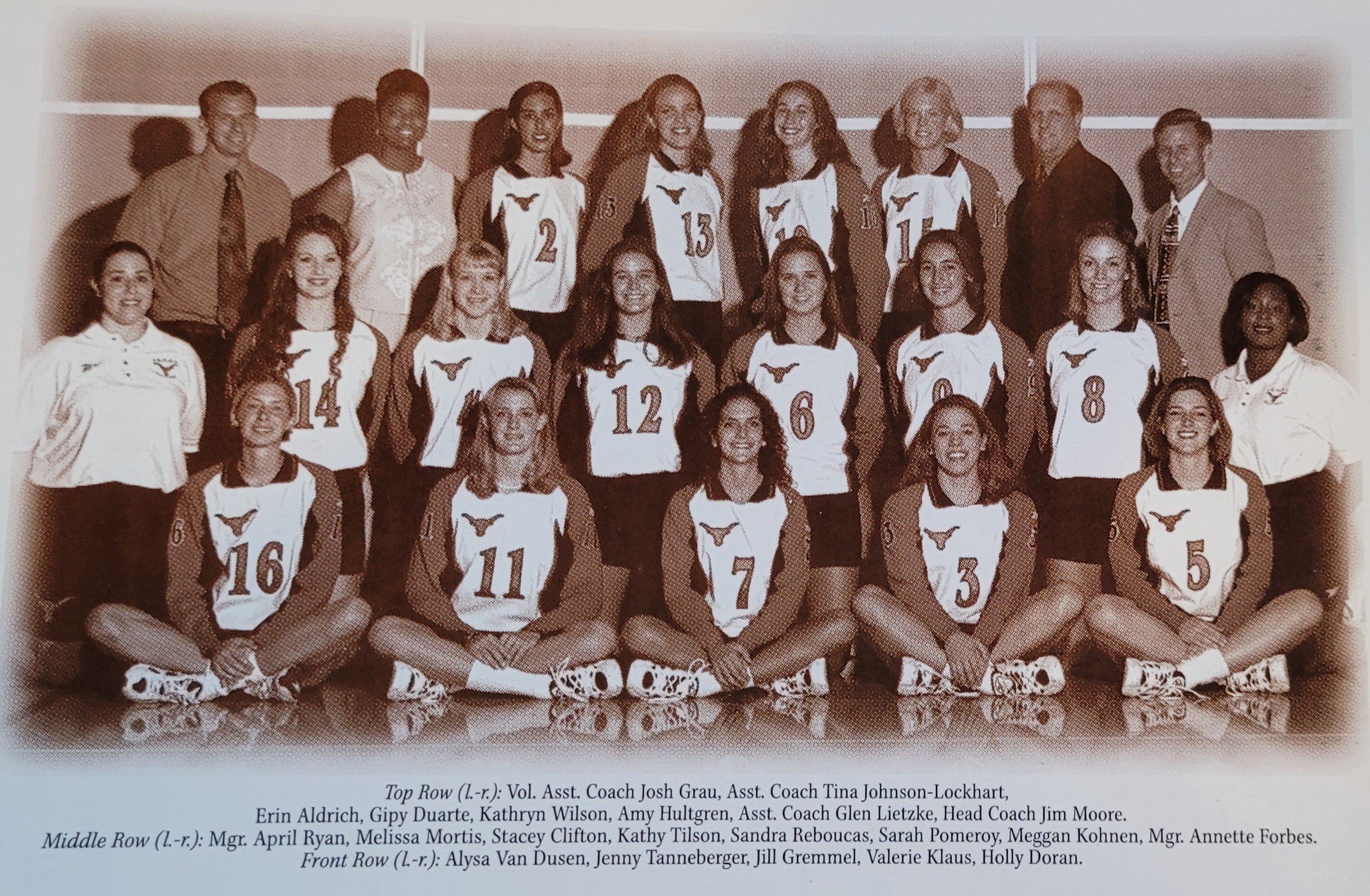 Volley Ball History 1980-2000 - Texas Legacy Support Network