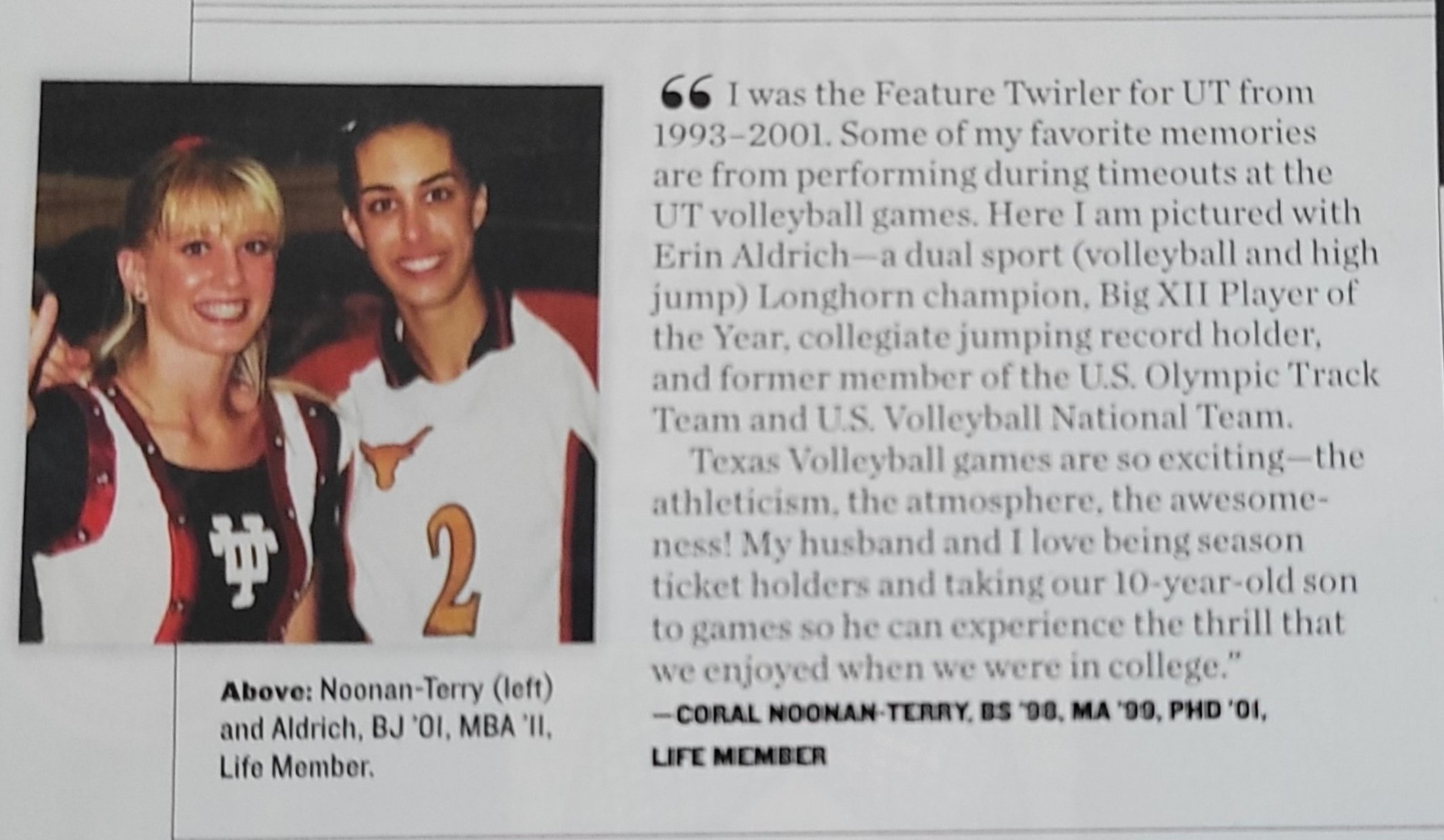 Volley Ball History 1980-2000 - Texas Legacy Support Network