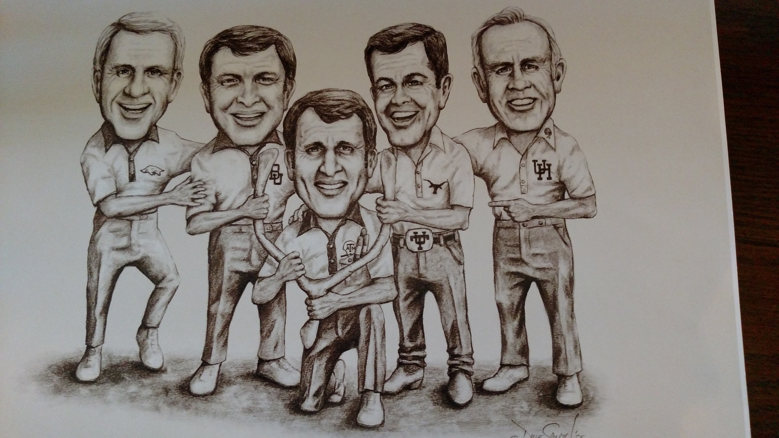 Football Bellard and the Wishbone - Texas Legacy Support Network